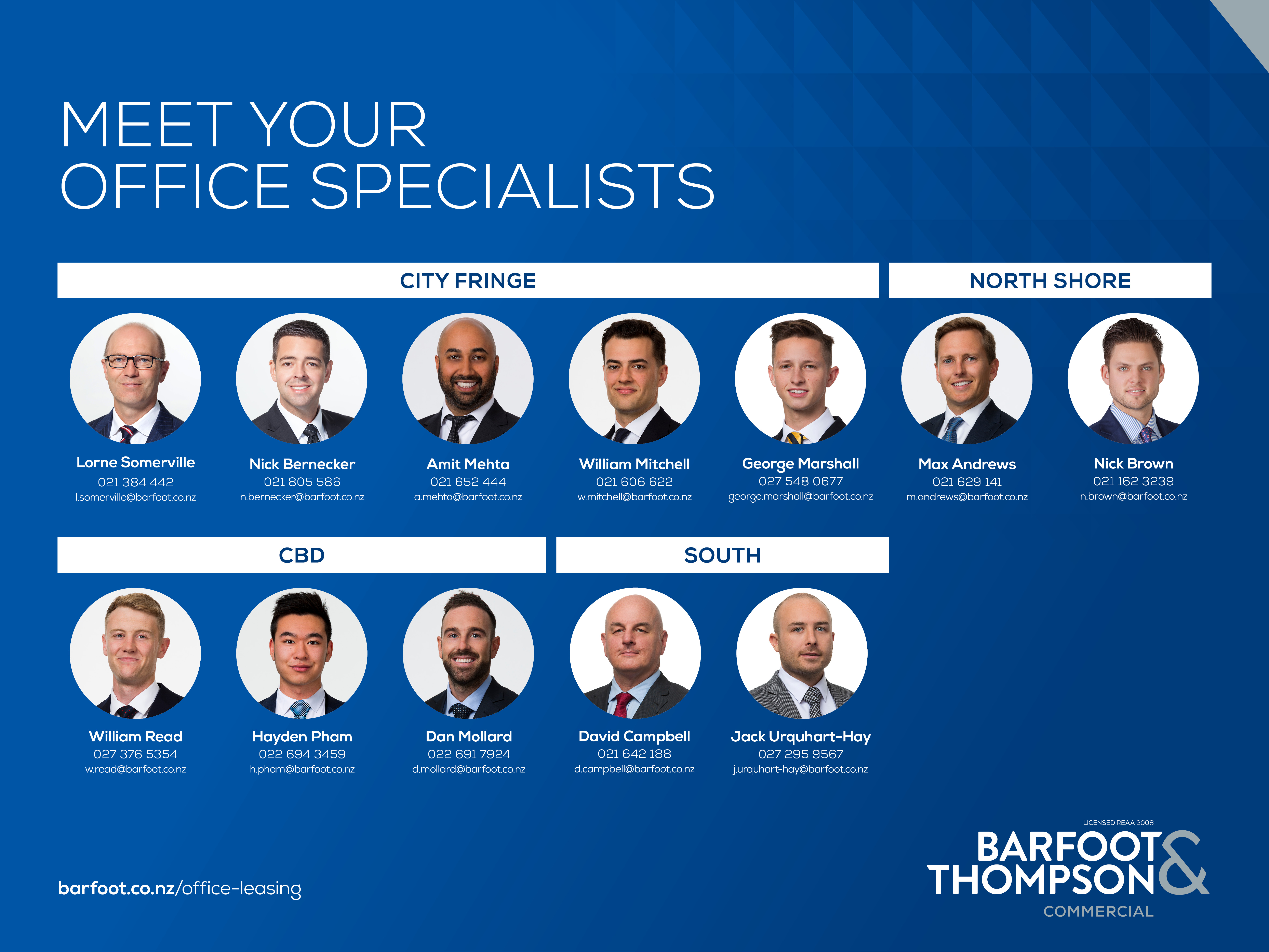 Nick Bernecker, Office Leasing | Barfoot & Thompson